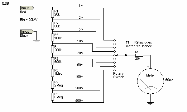 Sanwa Analog Multimeter Schematic Diagram - Wiring Diagram